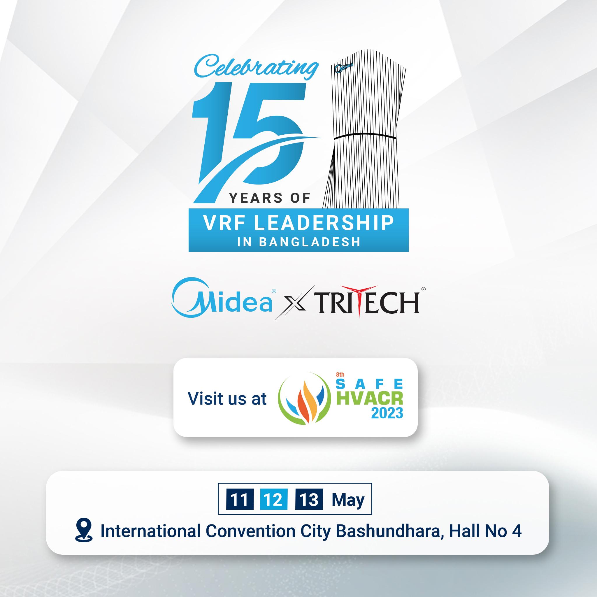 Midea X Tritech Celebrating 15 Years of VRF Leadership in Bangladesh | Tritechbd.com